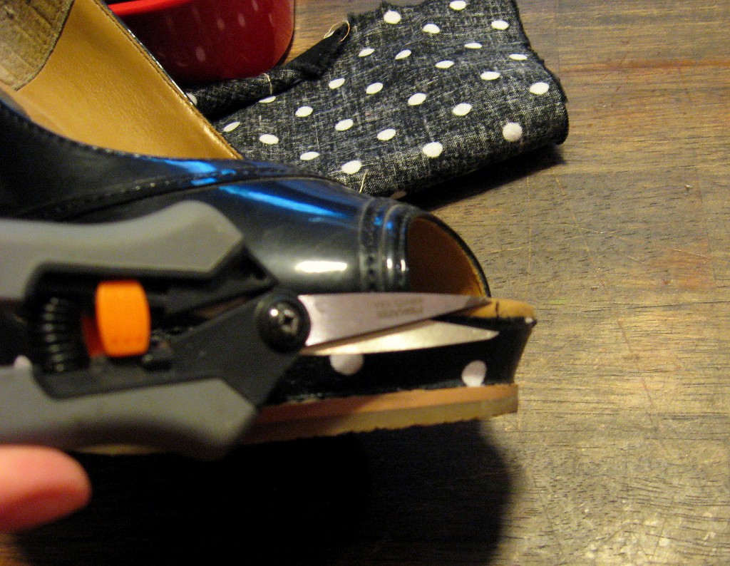 Fix your shoes with Mod Podge - Pinching Your Pennies
