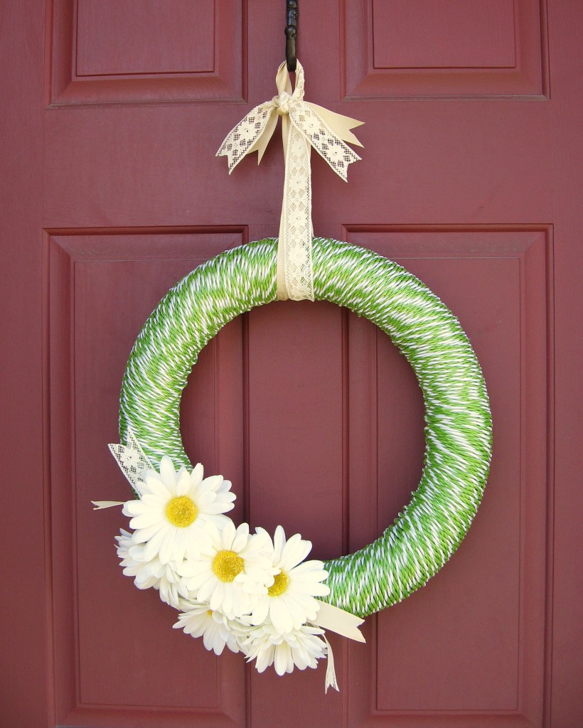 Dollar Store Spring Wreath - Pinching Your Pennies