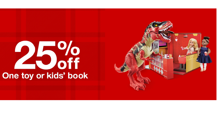 HOT! Target: Take 25% off One Toy or Kids’ Book! Use on Christmas Gifts ...