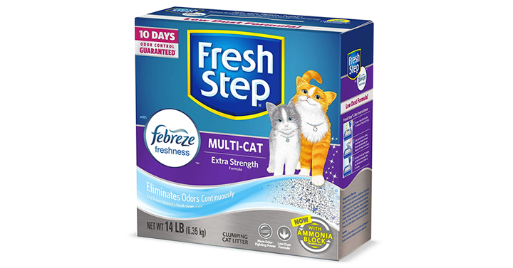 Fresh Step Multi-Cat Clumping Cat Litter – Just $5.63! - Pinching Your ...