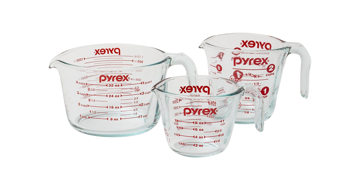 Pyrex 3-Piece Glass Measuring Cup Set – Just $11.59! - Pinching Your ...
