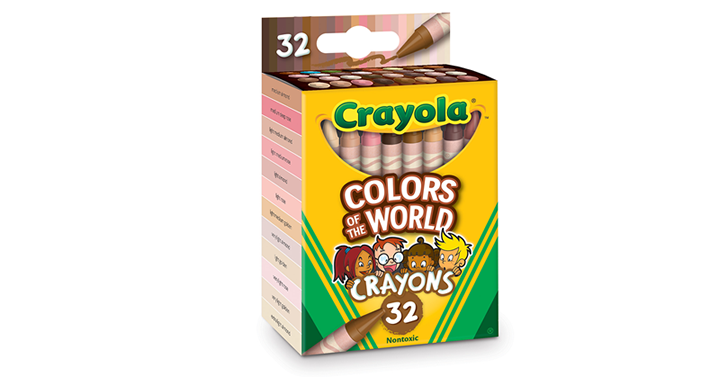 Crayola Crayons 32 Pack, Colors of the World, Multicultural Crayons ...