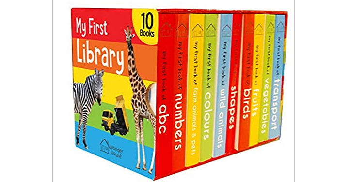 My First Library: Boxset of 10 Board Books for Kids Only $15.48 ...