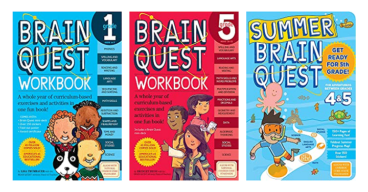 Brain Quest Workbooks (Pre-K-6th Grade) & More Starting at $6.29 ...