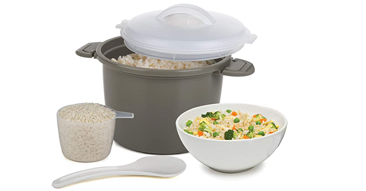 Progressive International Set Microwave Rice Cooker, 4 Piece Only $5.96 ...