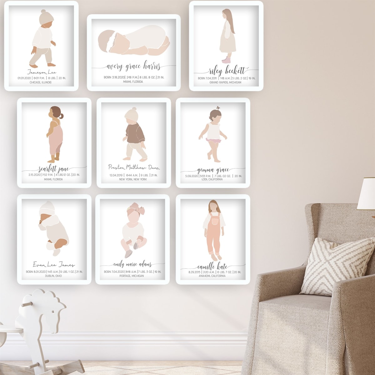 Personalized Kids Children Prints (Digital Download) – Only $6.99 ...