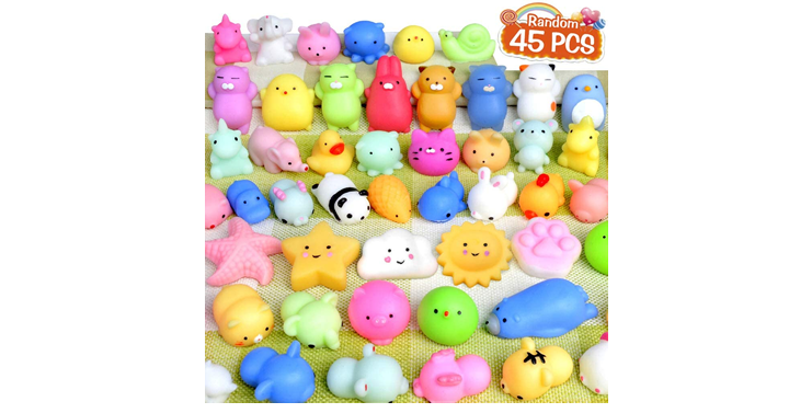 Mochi Squishy Toys – 45 Pieces Mini Squishies – Just $16.99! - Pinching ...