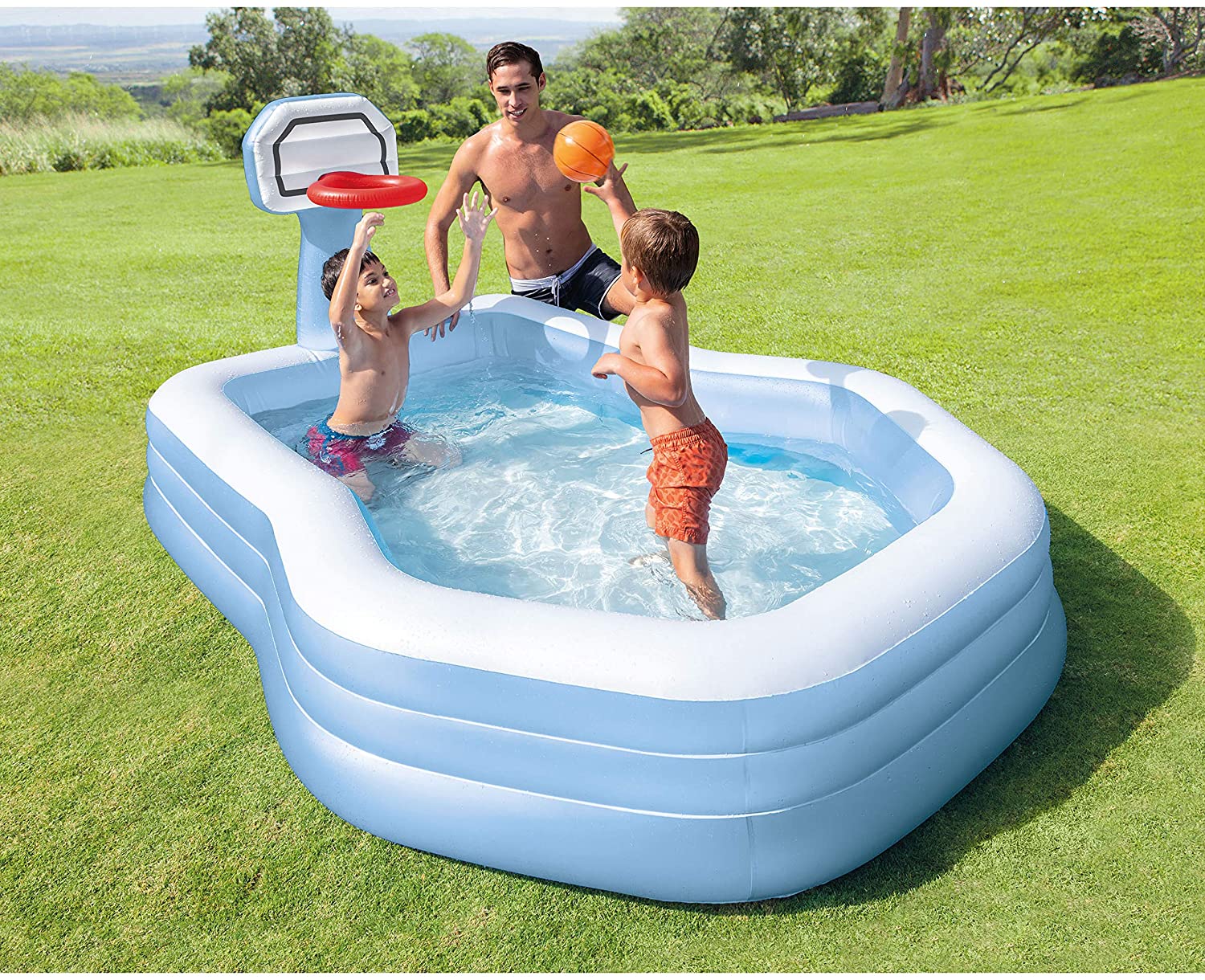 Intex Shootin’ Hoops Swim Center Family Pool – Only $47.35! - Pinching ...