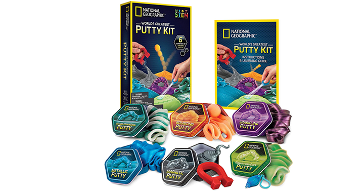 NATIONAL GEOGRAPHIC World’s Greatest Putty – 6 Putty Tins – Just $24.99 ...