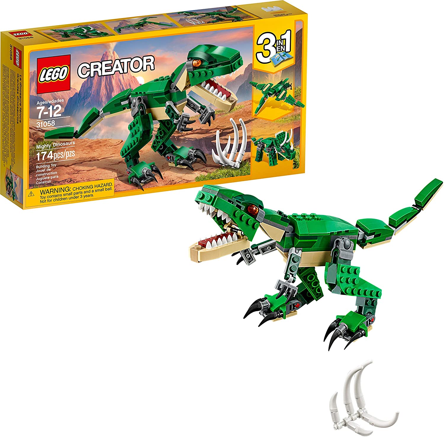 LEGO Creator Mighty Dinosaurs Build It Yourself Dinosaur Set – Only $11 ...