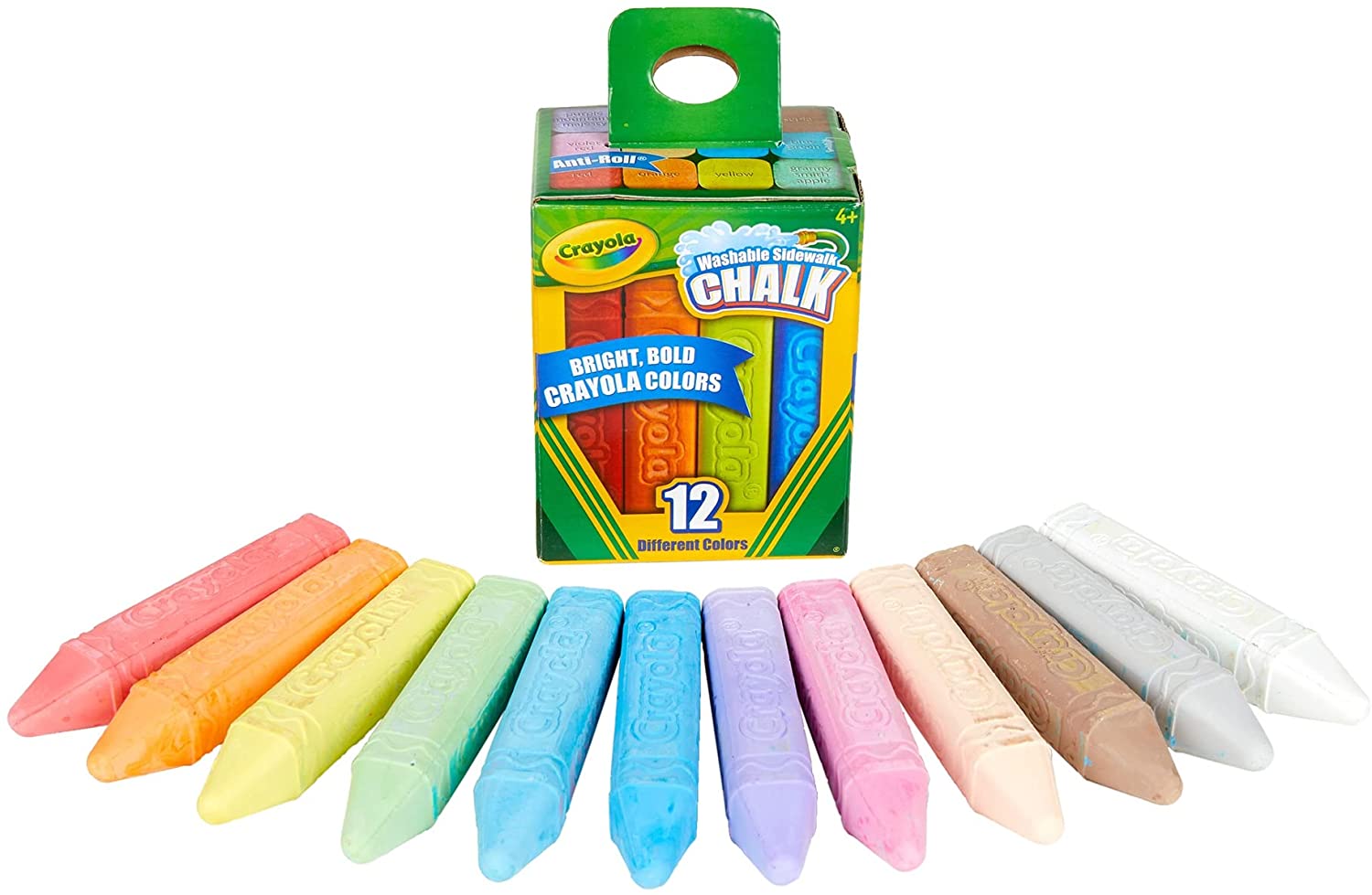 Crayola Washable Sidewalk Chalk, 12 Classic Crayola Colors – Only $6.11 ...