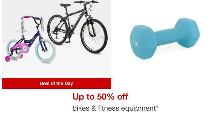 Target Daily Deal: Take up to 50% off Bikes & Fitness Equipment ...