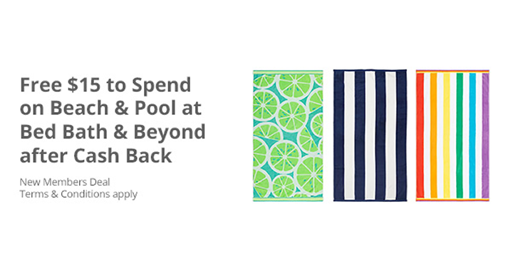 Awesome Freebie! Get a FREE $15 of Beach and Pool at Bed Bath & Beyond ...