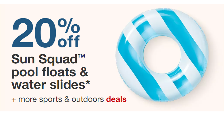 Target: Take 20% off Pool Floaties, Water Slides, Water Balloons & More ...