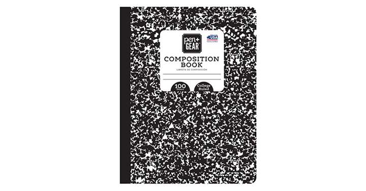 Pen + Gear Composition Book, College Ruled, 100 Pages – Just $.50! Grab ...