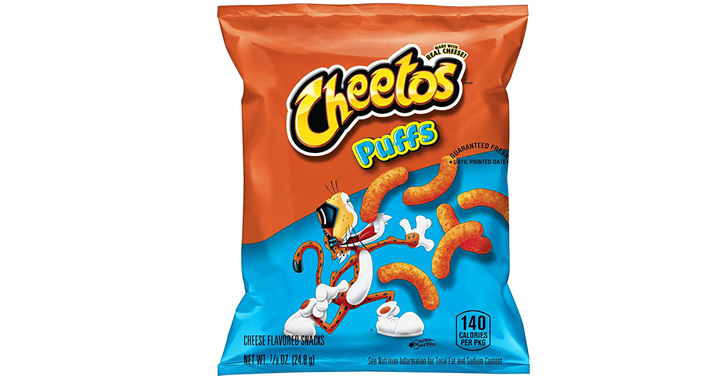 Cheetos Puffs Cheese Flavored Snacks, 0.875 Ounce, Pack of 40 – Just ...