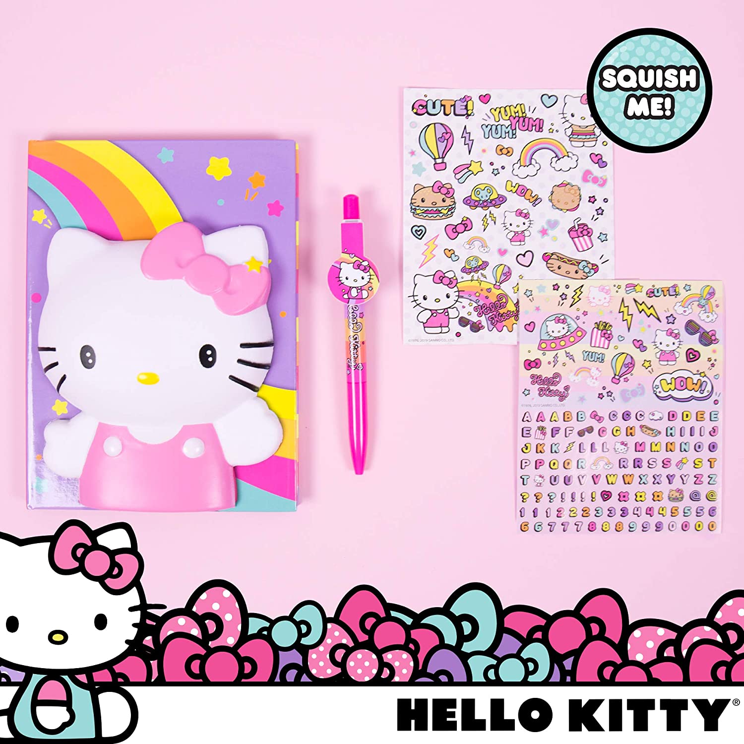 Hello Kitty Create Your Own Squishy Diary – Only $13.99! - Pinching ...
