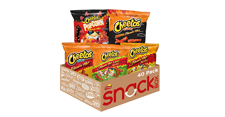 Cheetos Flamin’ Hot Variety Pack, 40 Count – Just $15.79! Prime Early ...