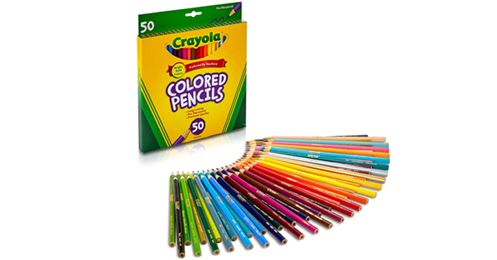 Crayola Colored Pencils, Assorted Colors, 50 Count – Just $7.97 ...