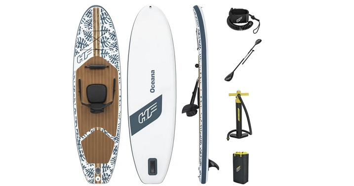 Hydro-Force Oceana 10 Ft. Inflatable Stand-up Paddle Board Set Only ...