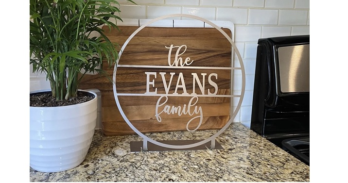 Personalized Anderson Tabletop Or Shelf Name Sign Only $21.99 Shipped ...