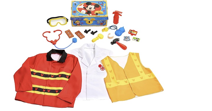 Disney Junior Mickey Mouse Helping Hands Dress Up Trunk, 19 Piece ...