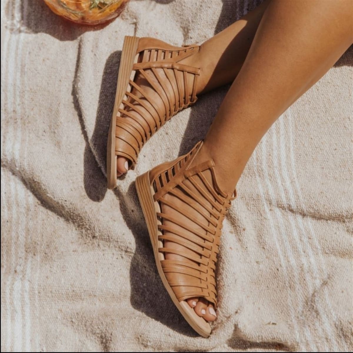 Caged Gladiator Wedge Sandals – Only $39.99! - Pinching Your Pennies
