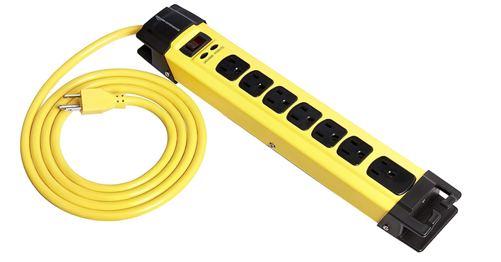 Amazon Commercial Heavy Duty Metal Surge Protector Power Strip – Just ...