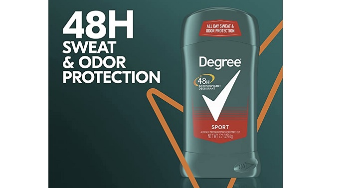 Degree Men Original Protection Antiperspirant Deodorant, Pack of 6 Only ...