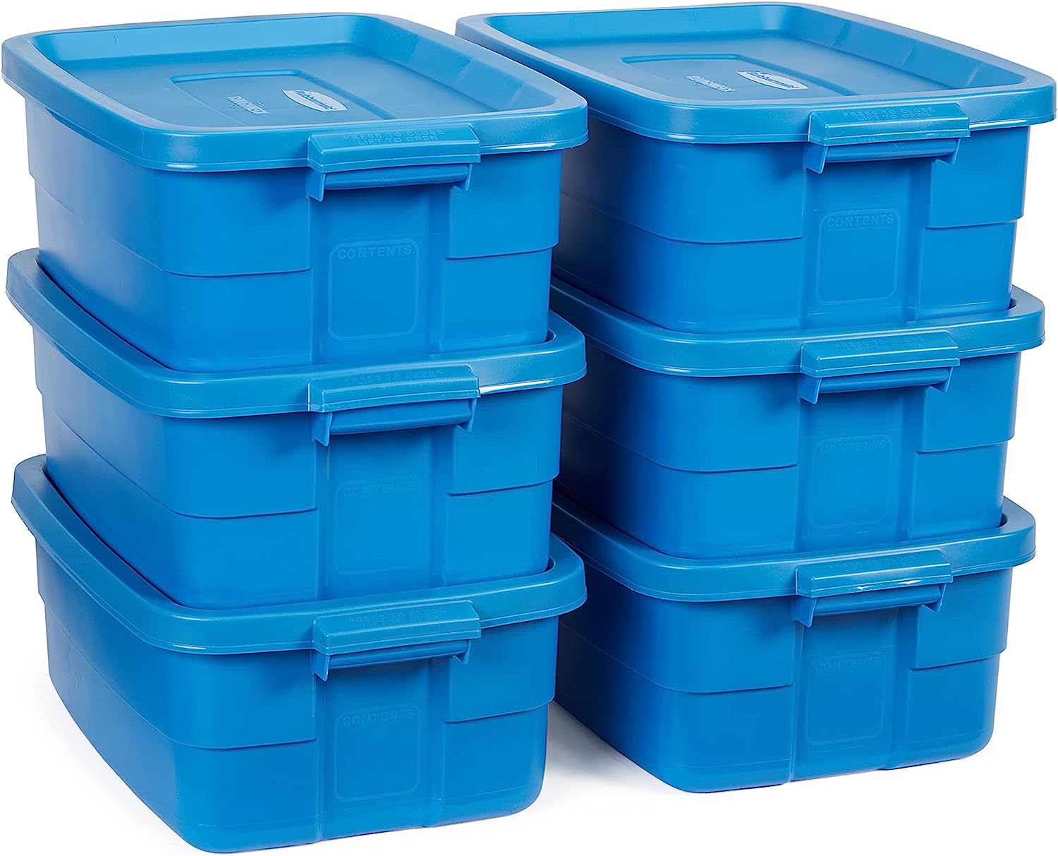 Rubbermaid Roughneck️ 10 Gallon Storage Totes, Pack of 6 – Only $61.99 ...