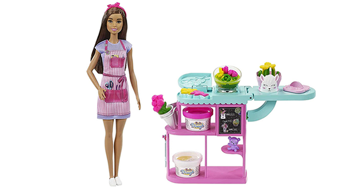 Barbie Florist Playset with 12-in Doll, Flower-Making Station – Just $9 ...
