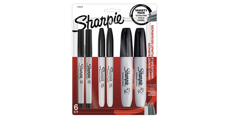 Sharpie Permanent Markers Variety Pack – Fine, Ultra-Fine, and Chisel ...