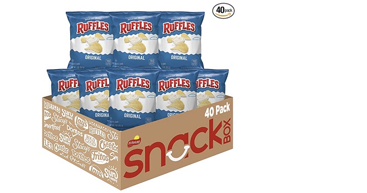 Ruffles Original Potato Chips, 1 Ounce (Pack of 40) Only $14.42 Shipped ...