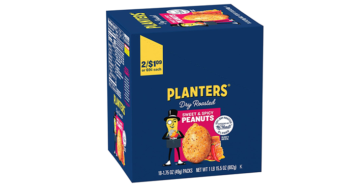Planters Sweet and Spicy Dry Roasted Peanuts, 18-Pack – Just $3.91 ... Planters Sweet and Spicy Dry Roasted Peanuts, 18-Pack – Just $3.91 ...