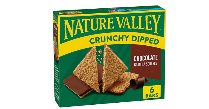 Nature Valley Crunchy Dipped Granola Squares, Oats and Chocolate, 6 ct ...