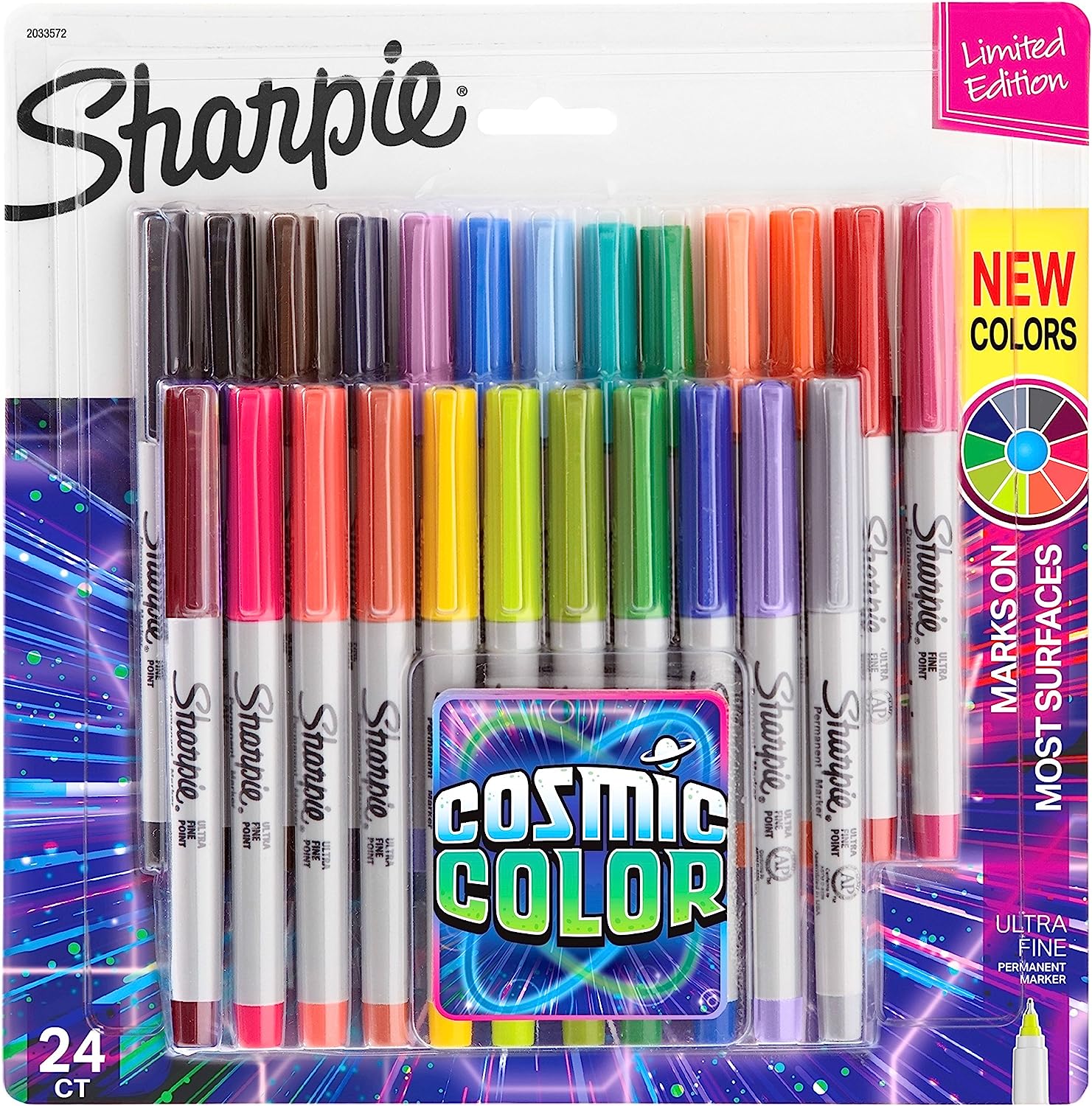 Sharpie Permanent Markers, Ultra Fine Point (24 Count) – Only $13.32 ...