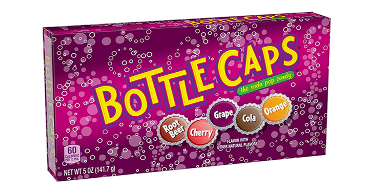 Bottle Caps, The Soda Pop Candy, Cherry, Grape, Root Beer & Orange ...