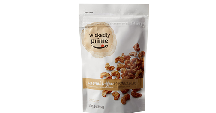 Wickedly Prime Roasted Cashews, Coconut Toffee, 8 Ounce – Just $3.98 ...