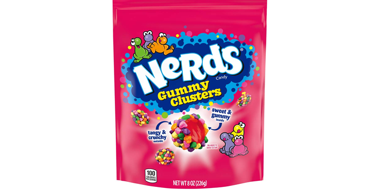 Nerds Gummy Clusters, Rainbow, Resealable 8 Ounce Bag – Just $2.97 ...