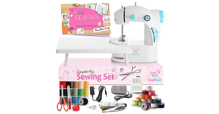 CraftBud Sewing Machine Kit for Beginners – Just $24.99! - Pinching ...