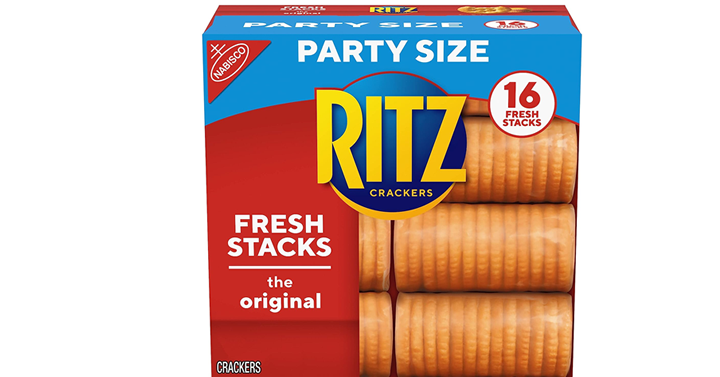 Ritz Crackers Flavor Party Size Box of Fresh Stacks 16 Sleeves – 2 ...