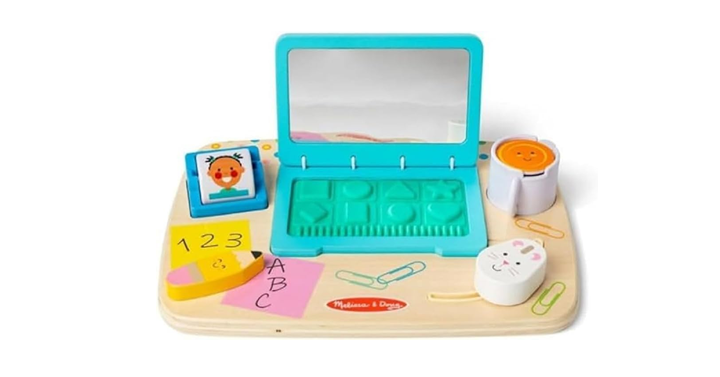Melissa & Doug Wooden Work & Play Desktop Activity Board – Just $13.19 ...