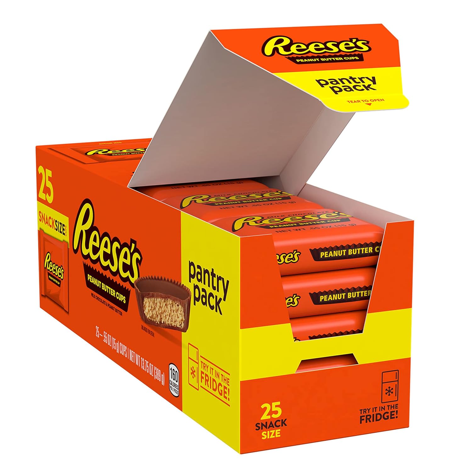 REESE’S Milk Chocolate Snack Size Peanut Butter Cups (25 Count) – Only ...