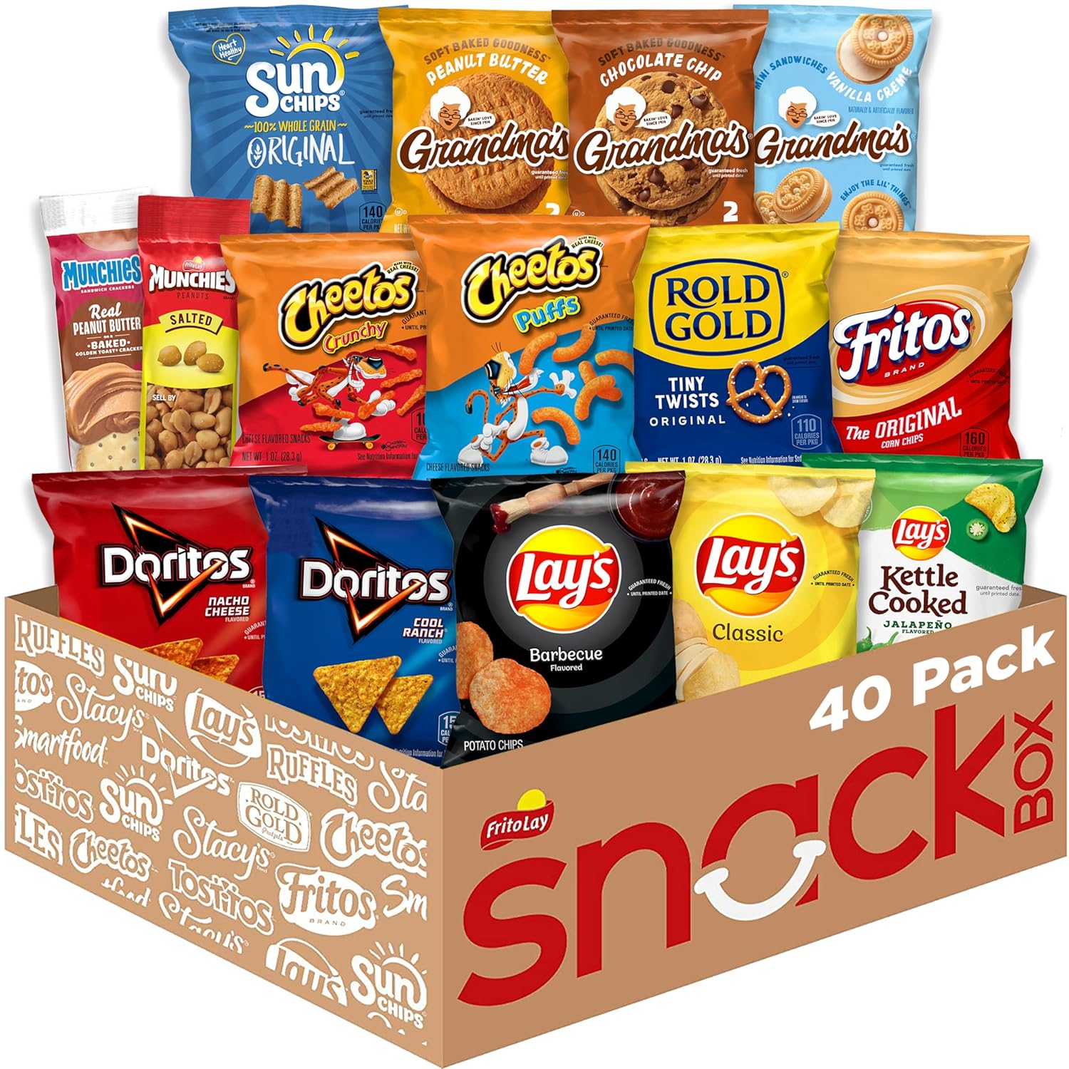Frito Lay Ultimate Classic Snacks Package (Pack of 40) – Only $18.84 ...