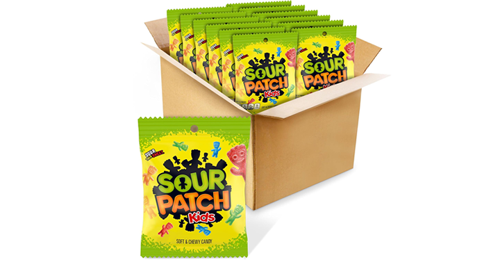 Sour Patch Kids Original Soft & Chewy Candy – Pack of 12 – Just $8.48 ...