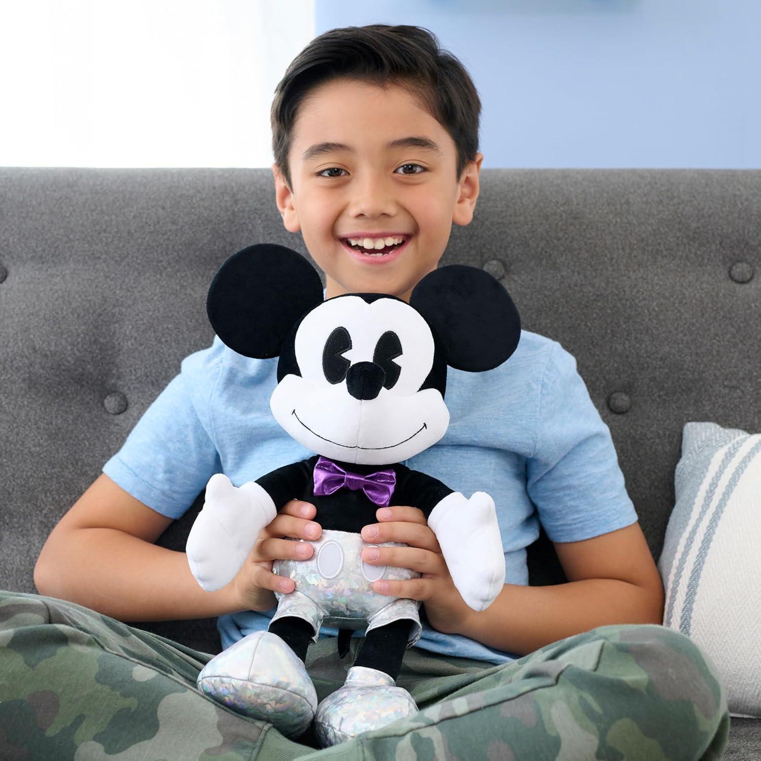 Just Play Disney100 Years of Wonder Mickey Mouse Large Plush Stuffed ...