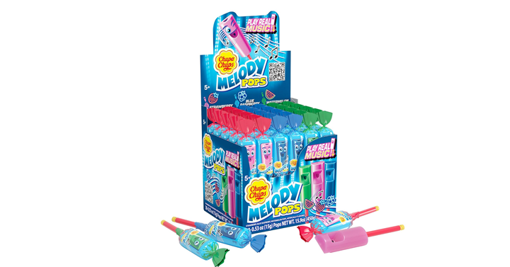 Chupa Chups Melody Pop, Assorted Flavors, Whistle Lollipops ...