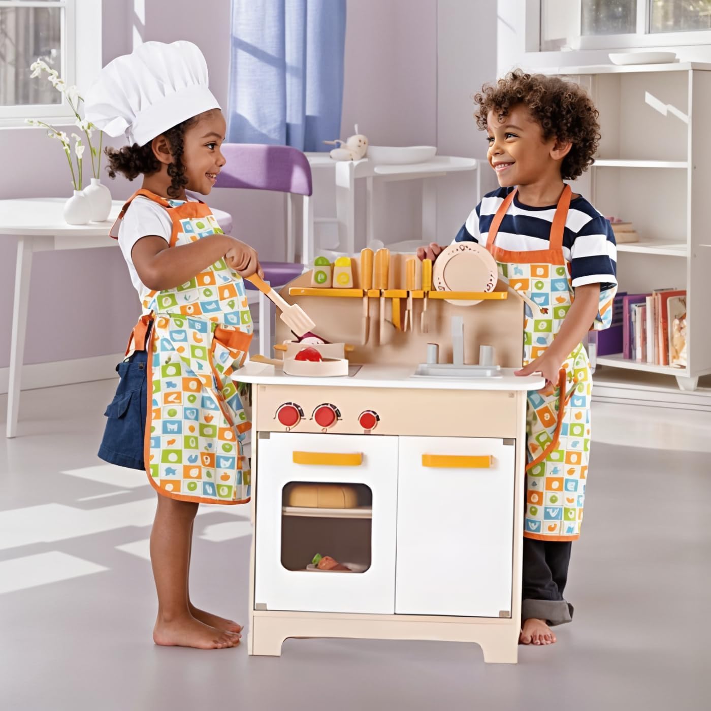Hape Gourmet Kitchen Kid’s Wooden Pretend Play Kitchen Set – Only $56. ...