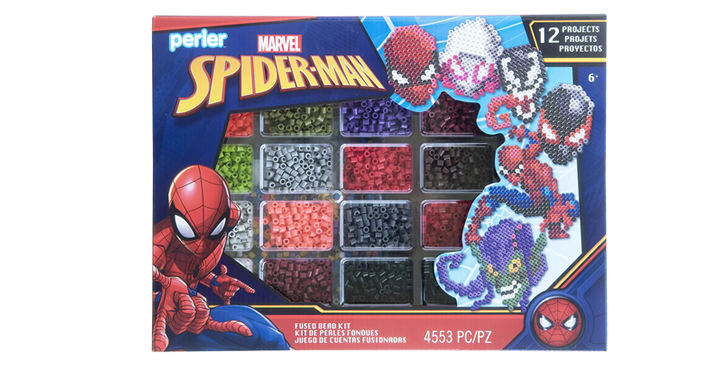 Marvel Spider-Man Fused Perler Bead Deluxe Box – Just $6.47! - Pinching ...
