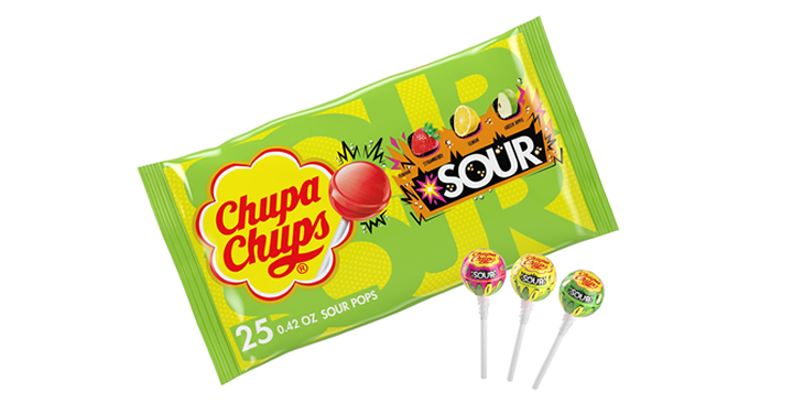 Chupa Chups SOUR Lollipops Candy Variety Pack, Bag of 25 – Just $2.84 ...